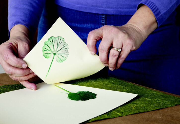 Hand-Printing from Nature: Personalized Stationery and Note Cards ...